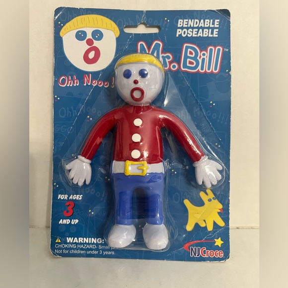 nj croce | Toys | Nj Croce Mr Bill Bendable Poseable Doll | Poshmark